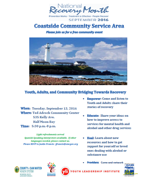Sept. 13: Coastside Community Event | Behavioral Health & Recovery ...
