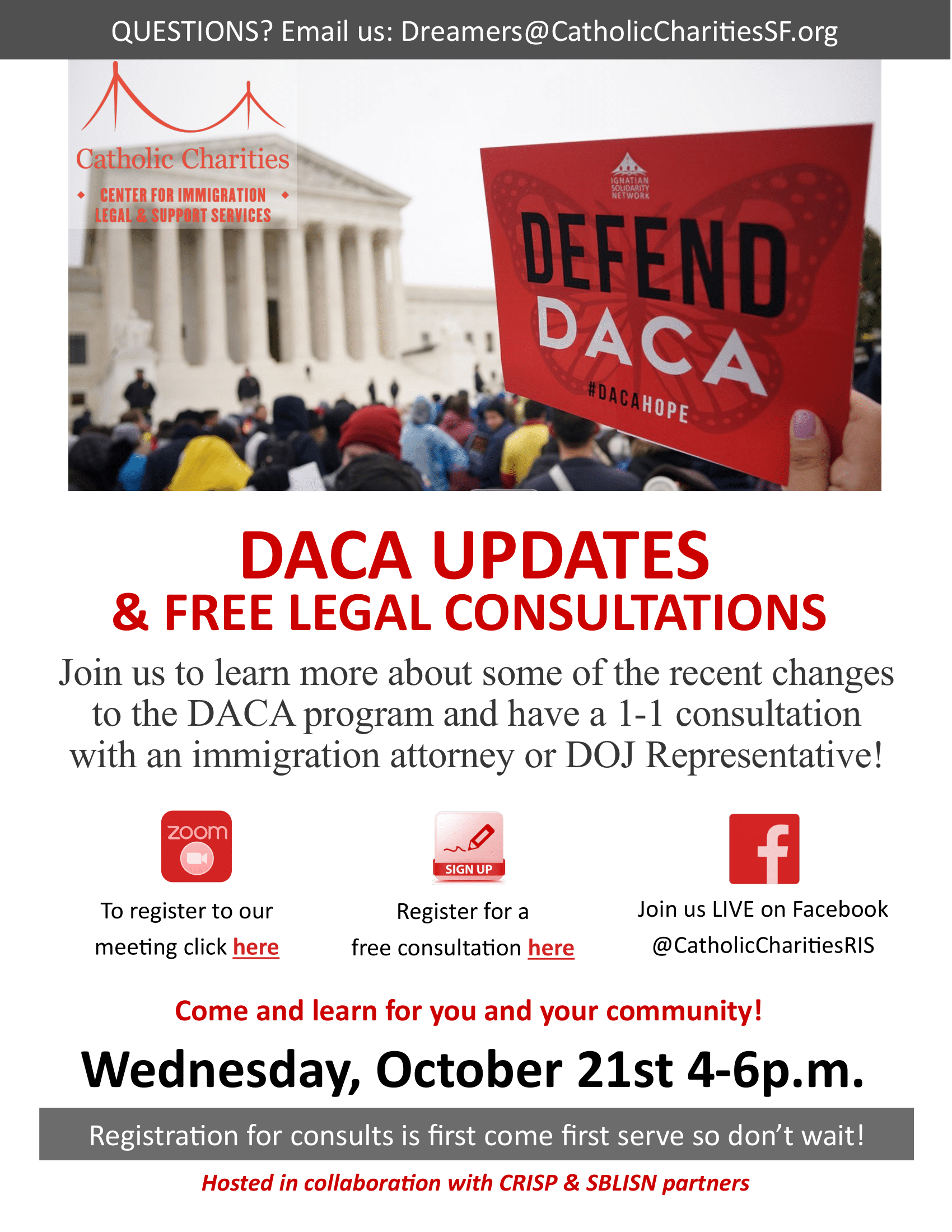 10/21 – DACA Updates & Free Legal COnsultations | Behavioral Health ...