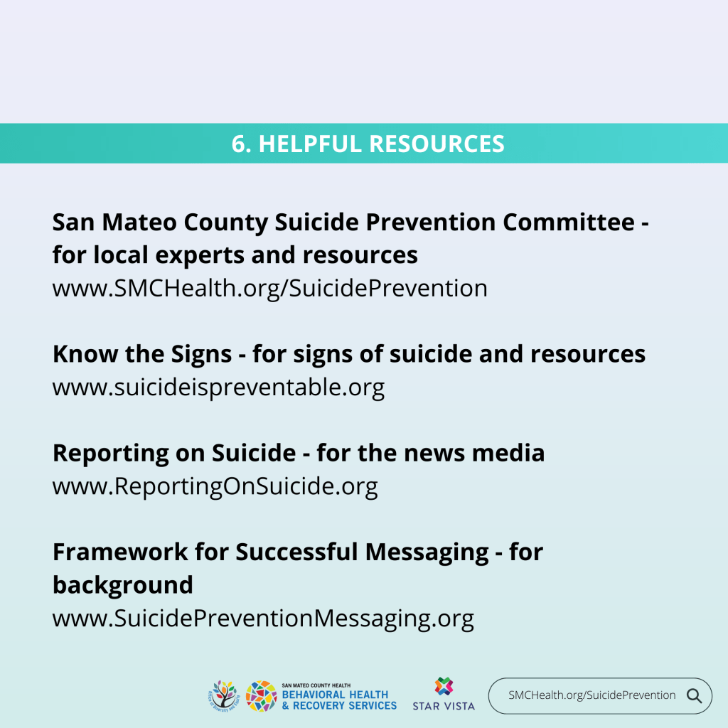 Messaging Matters: Safe and Effective Messaging for Suicide Prevention ...